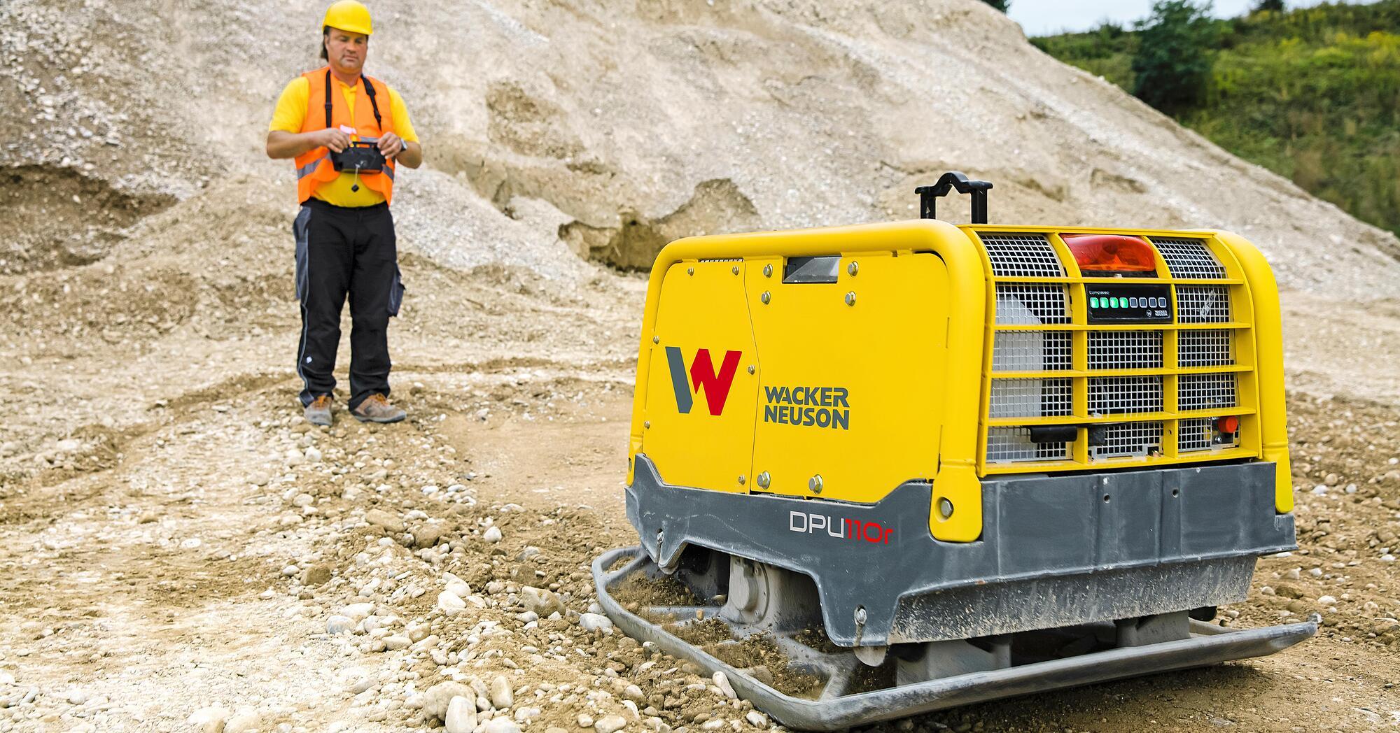 Wacker Neuson: Vibratory plates operation | Wacker Neuson